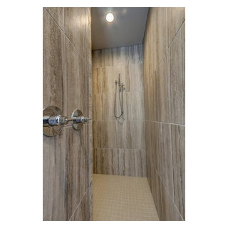 walk-in shower - Contemporary - Bathroom - Oklahoma City - by Custom ...
