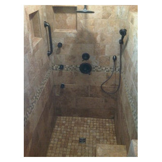 Walk in shower - Traditional - Bathroom - Phoenix - by Novak Home ...