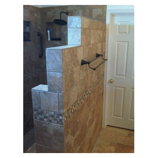 Walk in shower - Traditional - Bathroom - Phoenix - by Novak Home ...