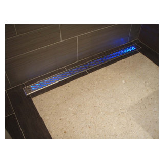 Water-activated LED shower drain - Contemporary - Bathroom - Hawaii ...