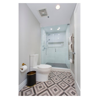 West Town Master Bath - Transitional - Bathroom - Chicago - by User | Houzz