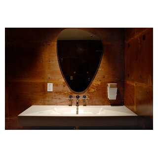 White Industrial Lincoln Concrete Ramp Sink by Gore Design Co ...