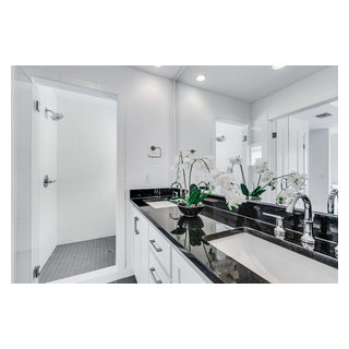 White Modern Austin Builder Spec Homes - Modern - Bathroom - Austin ...