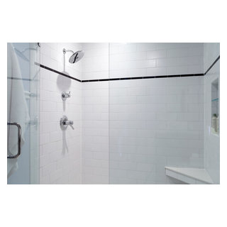 White Subway Shower - Eclectic - Bathroom - Los Angeles - by Reliance ...