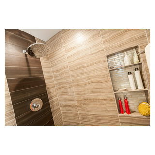 Whole House Renovation: Small Bathroom - Contemporary - Bathroom ...
