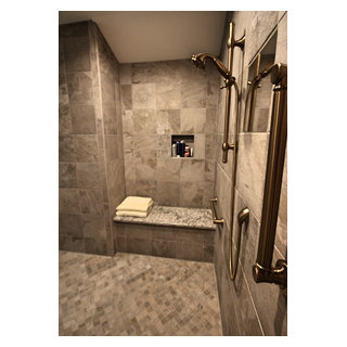 Zero Entry Shower - Traditional - Bathroom - Charlotte - by Guthmann ...