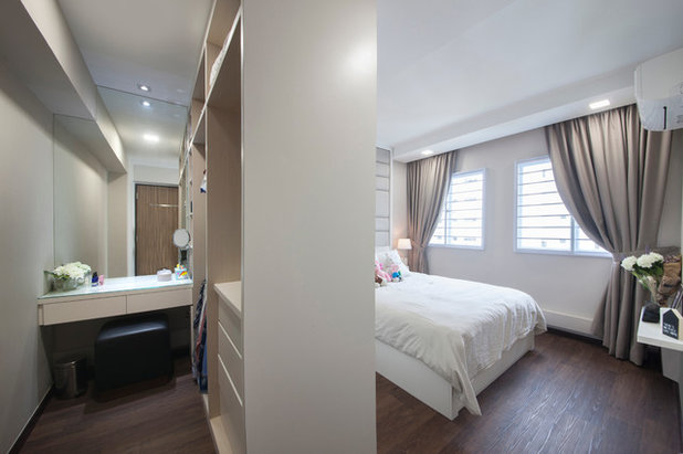 14 HDBs With Creatively Designed Walk-in Wardrobes | Houzz