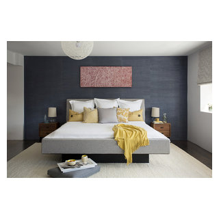 A Blended MDC Wallcovering bedroom. - Modern - Bedroom - Phoenix - by ...