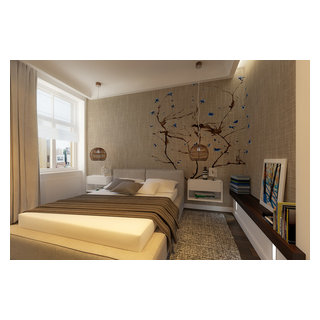 A Seductive Home with Lush Colors - Contemporary - Bedroom - Other - by ...