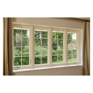 Aluminium Clad Wood Casement Windows With French Vanilla Finish ...
