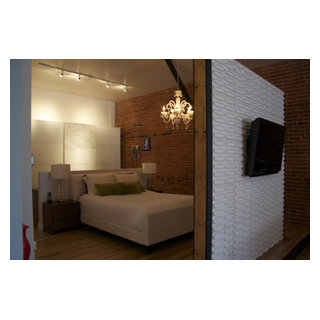 Atwater Market Loft - Modern - Bedroom - Montreal - by Dwelling on ...