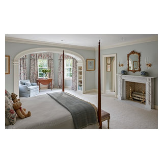 Back Country Pre-War Colonial Renovation - Traditional - Bedroom - New ...