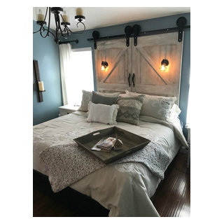 Barn Door Bed Frame - Shabby-chic Style - Bedroom - Other - by the barn ...