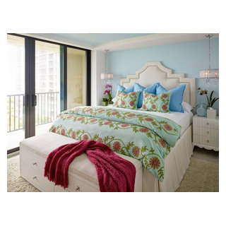 Beachside Remodel - Beach Style - Bedroom - Miami - by LAURA MILLER ...