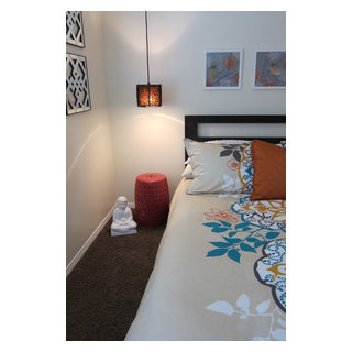 Beachy Mid Century - Asian - Bedroom - Los Angeles - by Kelly Darling ...