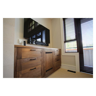 Black Walnut entertainment units - Bedroom - Vancouver - by daintree ...
