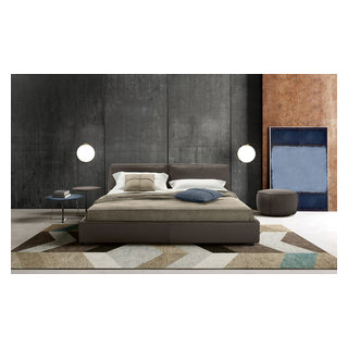 Bond Leather Platform Bed by Gamma - Modern - Bedroom - Baltimore - by ...