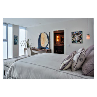 Canyon Ranch Penthouse Residence - Contemporary - Bedroom - Miami - by ...