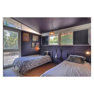 Cliff May Ranch Home in Tustin California - Midcentury - Bedroom ...