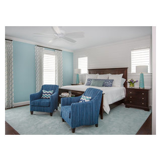 Coastal Family Retreat - Beach Style - Bedroom - Jacksonville - by Lisa ...
