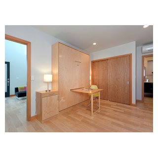 contemporary detached accessory dwelling unit - Contemporary - Bedroom ...
