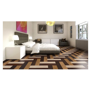 Create your own wood flooring design - Contemporary - Bedroom ...