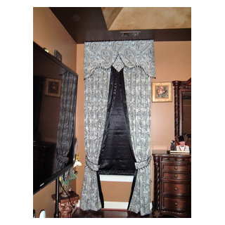 Drapery Panels - Traditional - Bedroom - Birmingham - by Sew Decorated ...