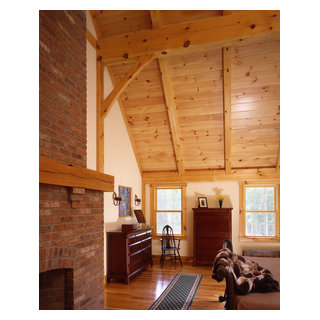 Farmhouse Master Bedroom- Post and Beam - Farmhouse - Bedroom ...
