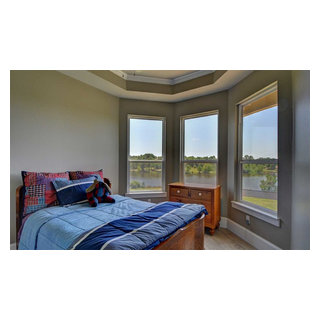 French Chateauesque Lake Home - Eclectic - Bedroom - Dallas - by Mike ...