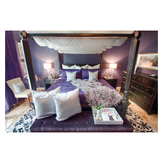 Glam Design - Modern - Bedroom - Denver - by Angela Ireland Interiors ...