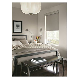 Gray Window Shades - Bedroom - Austin - by Royal Window Fashions | Houzz