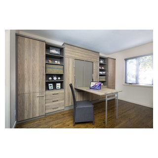 Guest Room Wall Bed with Table - Contemporary - Bedroom - San Francisco ...