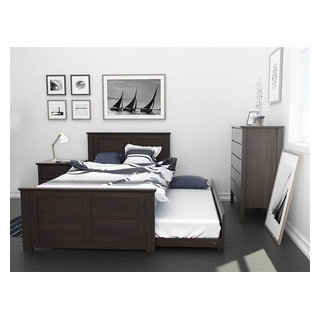 HARDWOOD KIDS KING SINGLE TRUNDLE BEDROOM SUITE 4PCE - Modern - Bedroom ...