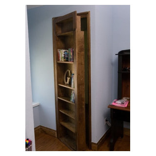 Hidden Bookcase for Secret Passages - Traditional - Bedroom - Other ...