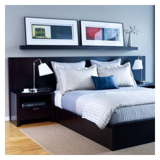 horizons studio morgan bed with side panels - Modern - Bedroom - New ...