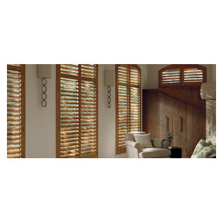 Hunter Douglas PLANTATION SHUTTERS - CUSTOM Eyebrow WINDOW SHUTTERS ...