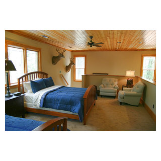 hunting cabin - Rustic - Bedroom - Other - by Fowler Interiors | Houzz