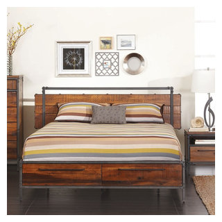 Insigna Queen Bed - Modern - Bedroom - Other - by Dania Furniture | Houzz