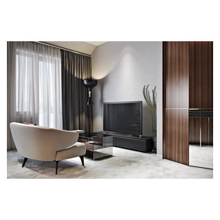 Interior Design Renders: Style and Clever Zoning - Modern - Bedroom ...