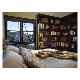 Lake Union Float Home, Seattle WA - Contemporary - Bedroom - Seattle ...