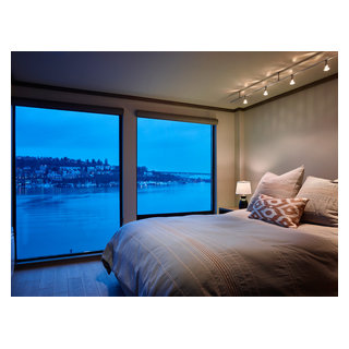 Lake Union Penthouse - Contemporary - Bedroom - Seattle - by Ben ...