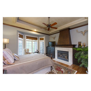 Leawood Midwestern Rustic - Rustic - Bedroom - Kansas City - by Cathy ...