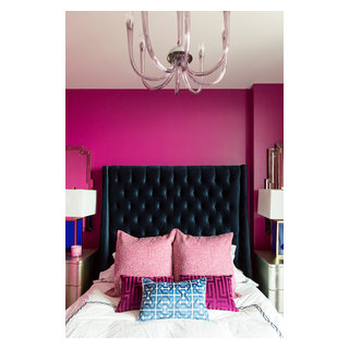 Magenta and Navy Pad Bedroom - Eclectic - Bedroom - New Orleans - by ...