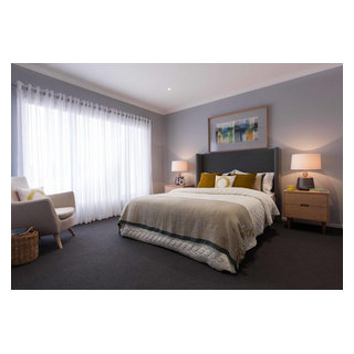 Master Bedroom - Contemporary - Bedroom - Melbourne - by Orbit Homes ...