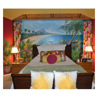 Master Bedroom - Tropically Inspired - Exótico - Dormitorio ...
