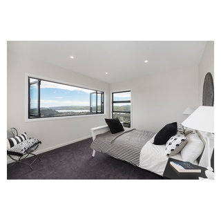 Master Bedroom with bi-folding windows - Contemporary - Bedroom ...