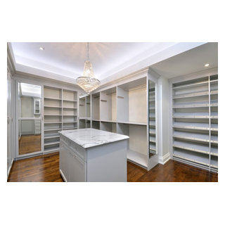 Master walk in closet - Modern - Bedroom - Toronto - by Tailored Living ...