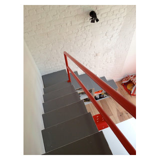 MDF stairs - Contemporain - Chambre - Bruxelles - par Michaël Nasr ...
