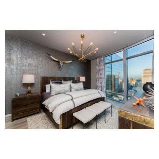 Mid-Century High Rise - Contemporary - Bedroom - Austin - by Meredith ...