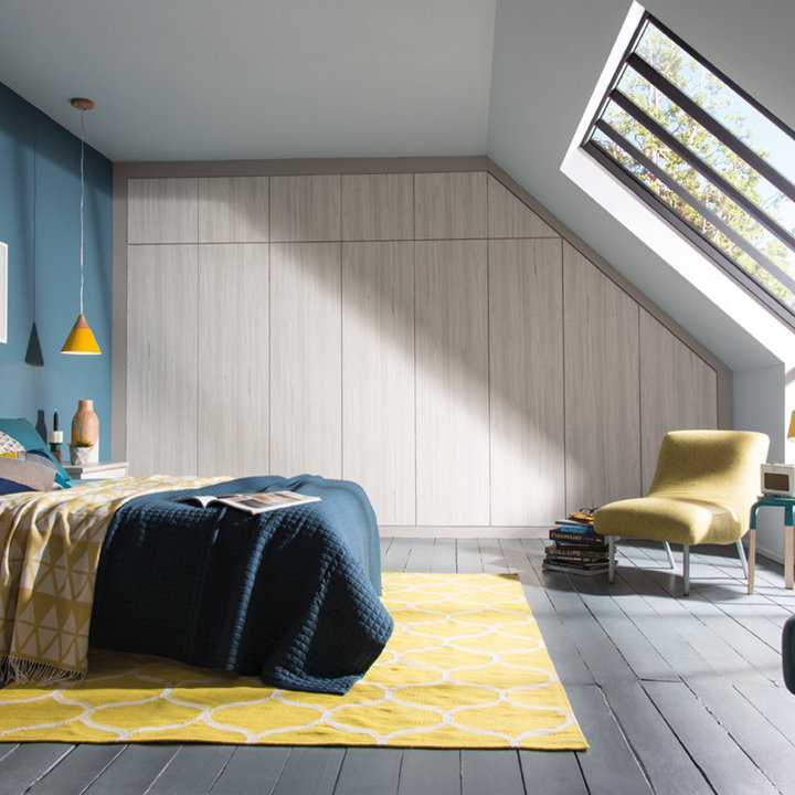 75 All Ceiling Designs Mid-Century Modern Bedroom Ideas You'll Love ...